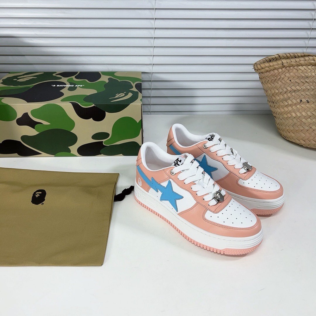 Bape-sta Shoes Bapesta Black High Quality Sneakers Unisex - Etsy