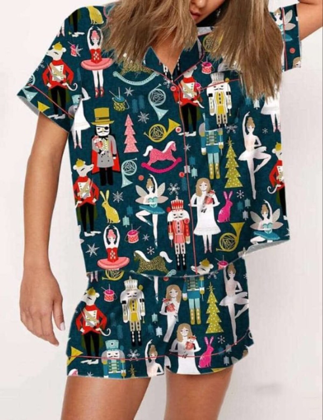 Merry Christmas Nutcracker Ballet Pajama Set Christmas - Etsy