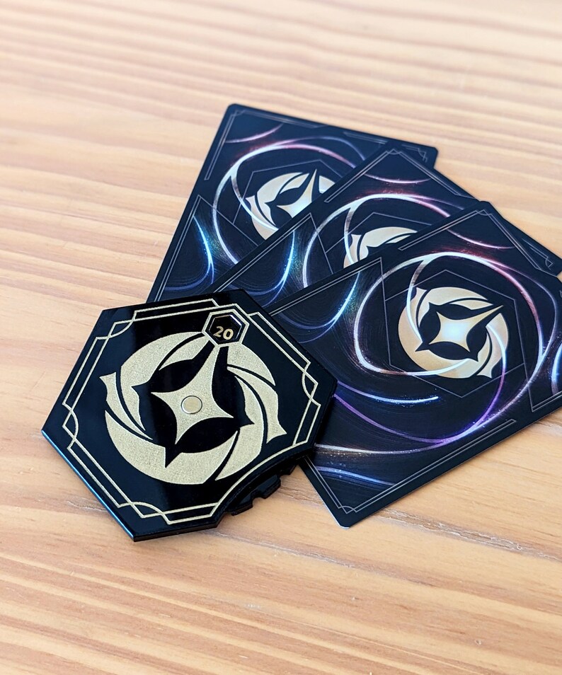 Disney Lorcana Lore Tracker Dial. Unique Hand-made Acrylic Lorcana Lore ...