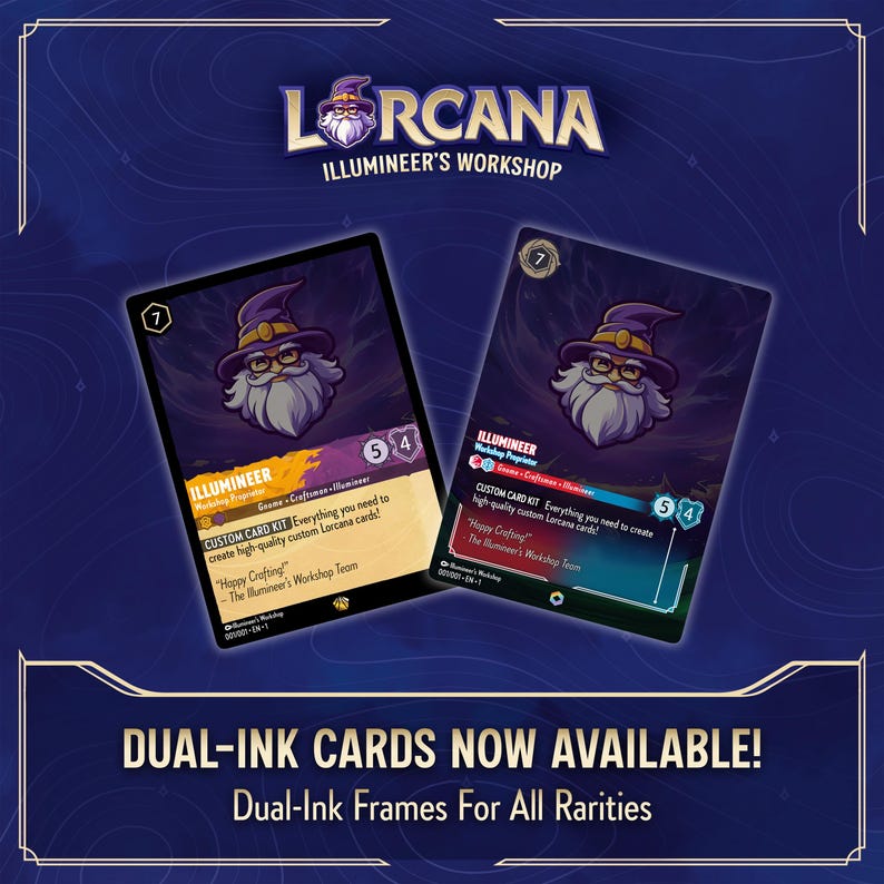 Lorcana Custom Card Kit | Digital Download - Photoshop Template & PNG ...