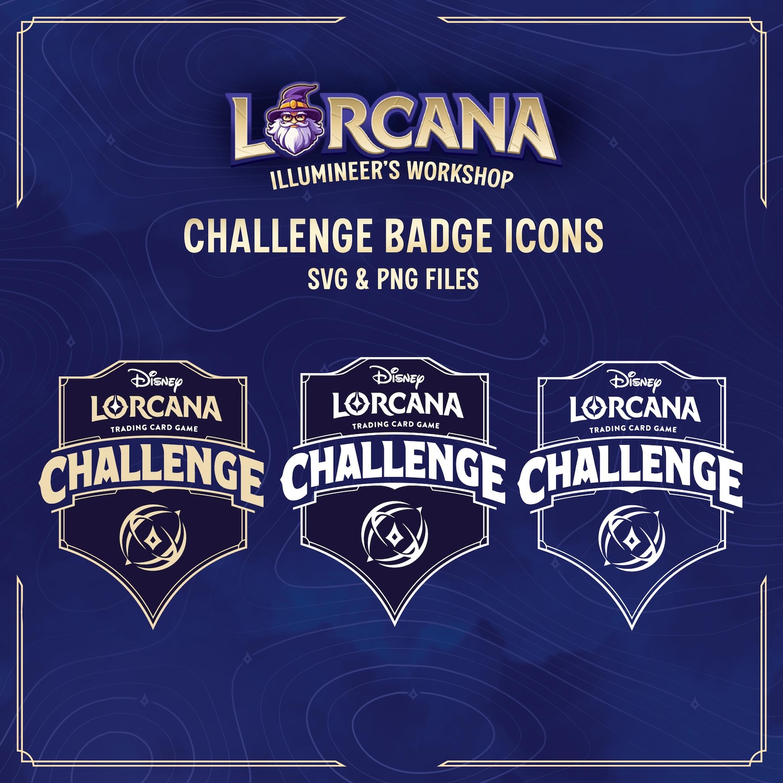 Lorcana Challenge Vector Icons | Digital Download - SVG & PNG | Vector ...