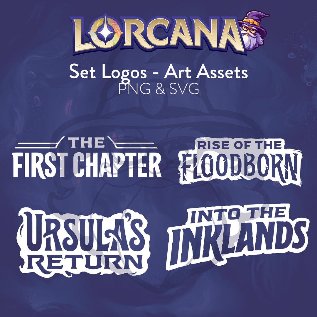 Lorcana Sets Vector Bundle Digital Download SVG & PNG Vector Images for ...