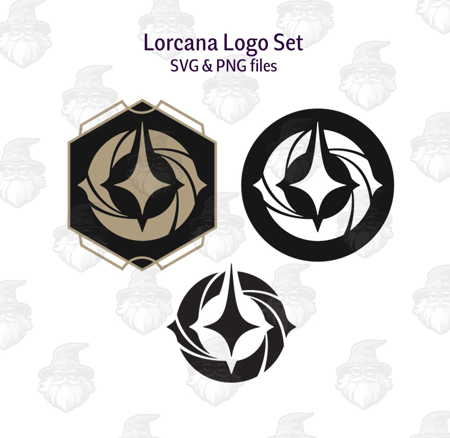 Lorcana Icon Vector Digital Download SVG & PNG Vector Images for Art ...