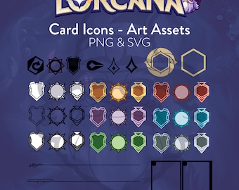 Lorcana Art Asset Vectors Complete Bundle all Art Asset Files Digital ...