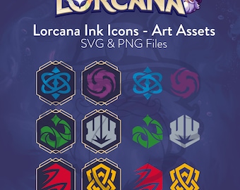Lorcana Art Asset Vectors Complete Bundle all Art Asset Files Digital ...
