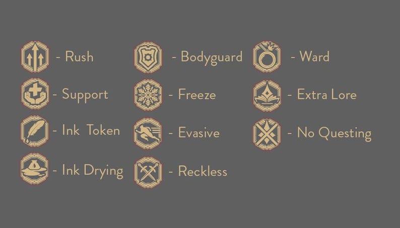 Lorcana Token Set Vector Files | Digital Download - SVG & PNG | Vector ...