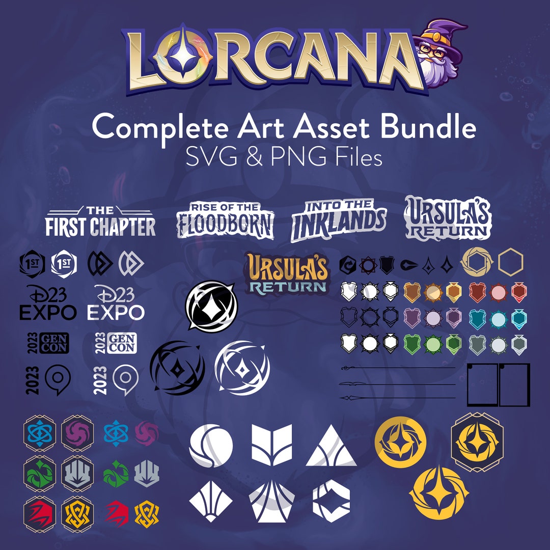 Lorcana Art Asset Vectors Complete Bundle (all Art Asset Files ...