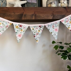 Floral Bunting Banner - Etsy