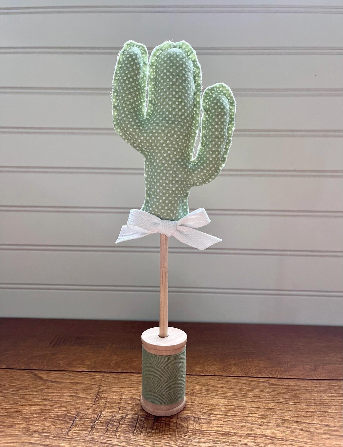 Cactus on Wooden Stand, Cactus Décor, Cactus Gift, South West Décor ...