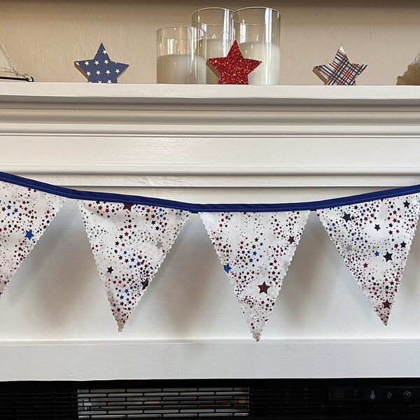 Patriotic Bunting - Etsy