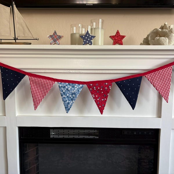 Patriotic Bunting - Etsy