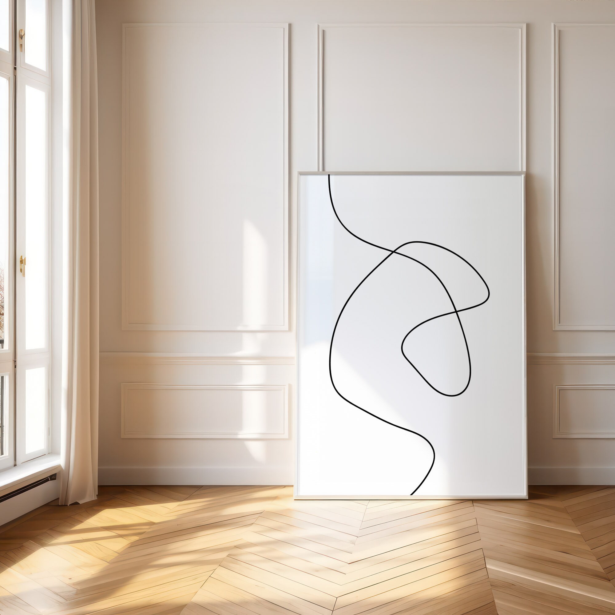 Minimal Wall Art, Minimal One Line Art, Abstract Line Art, One Line ...