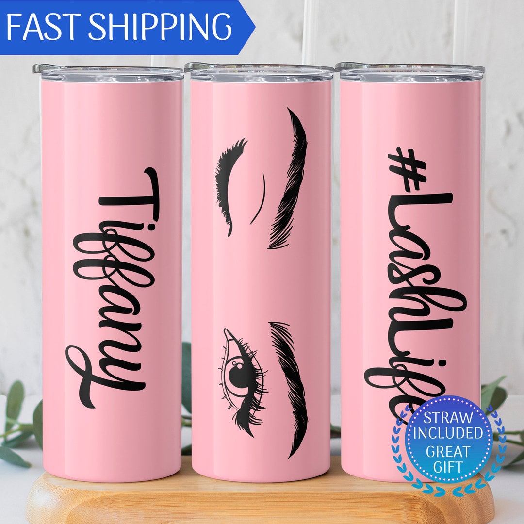 Personalized Lash Tech Tumbler, Esthetician Gift, Beautician Gift ...
