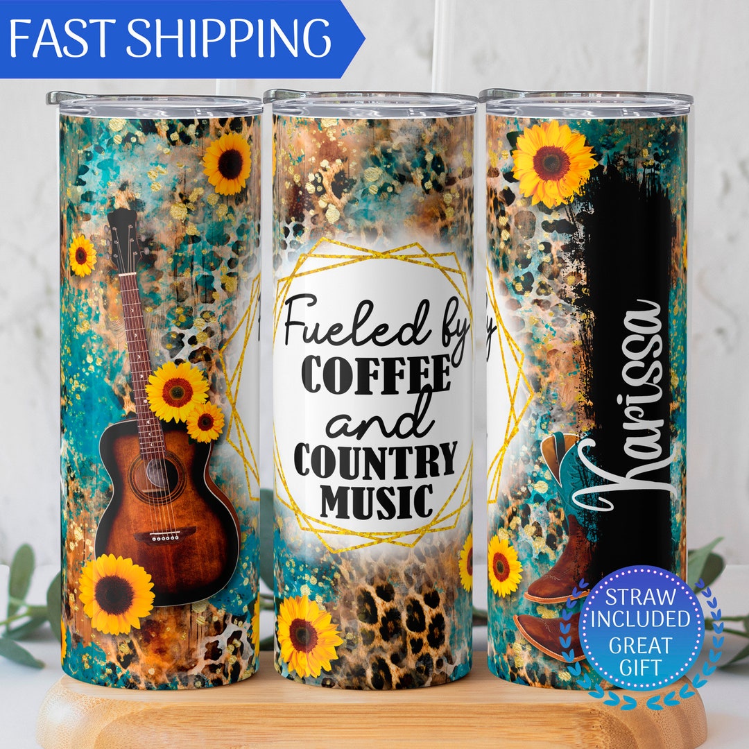 Personalized Country Tumbler, Country Tumbler, Country Music, Gift for ...