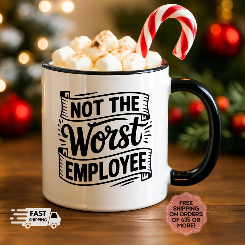 Novelty Secret Santa Mug - Etsy