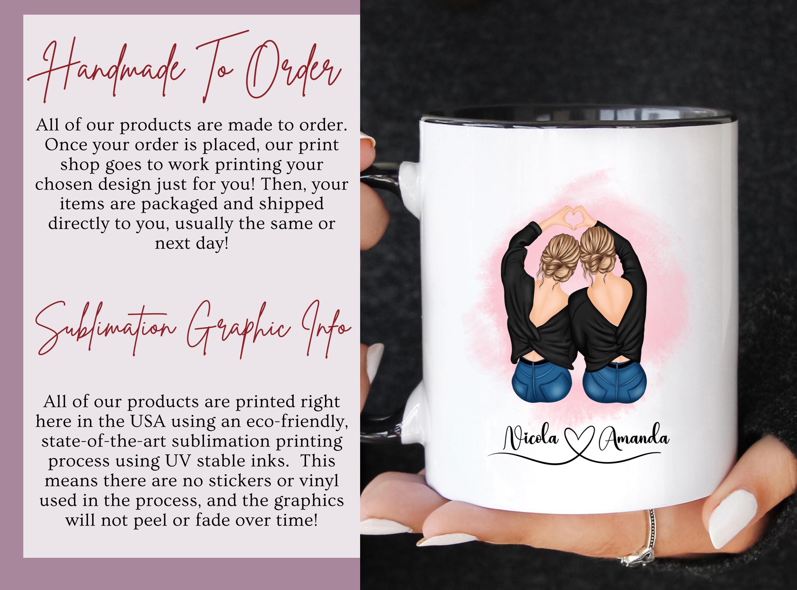 Personalized Best Friend Coffee Cup, Custom Bestie Cup, Gift for Bestie ...