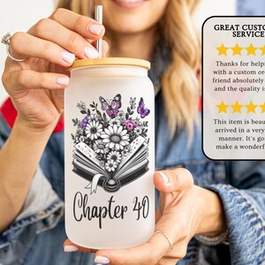 Personalized 40th Birthday Iced Coffee Cup, 40th Gifts for Women ...