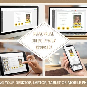 Editable Daisy Memorial Program Template - Digital Download Printable ...