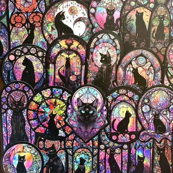 Stained Glass Sunroof Sticker - Etsy