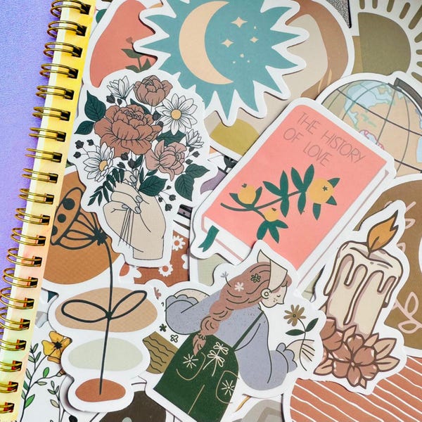 Boho Stickers - Etsy