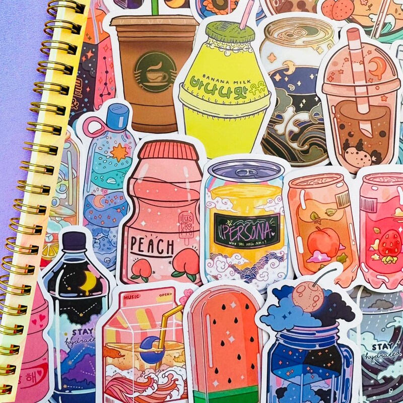 Cute Aesthetic Korean Stickers - Etsy