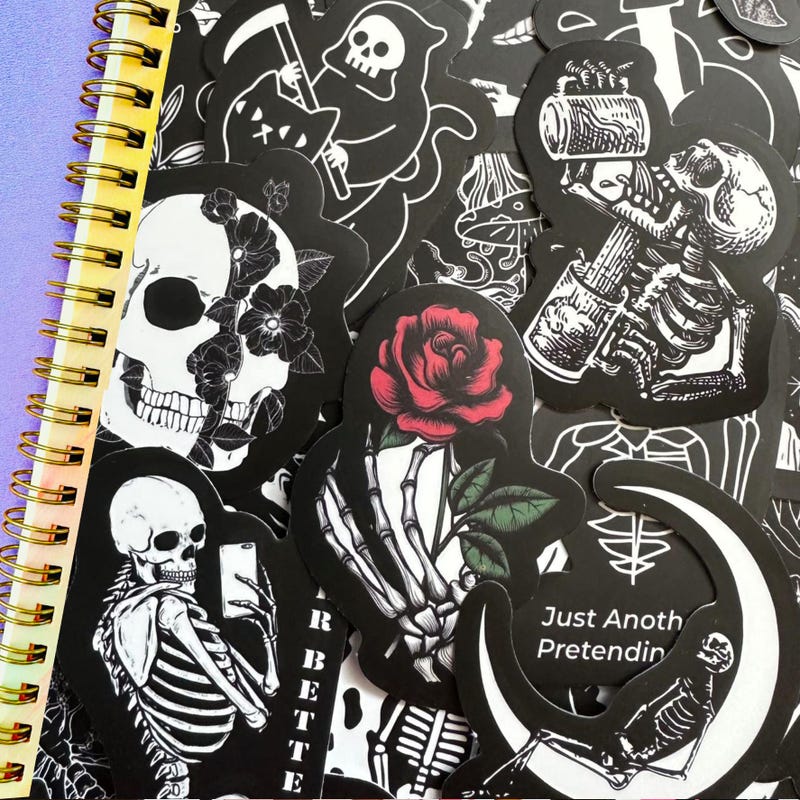 Gothic Stickers - Etsy