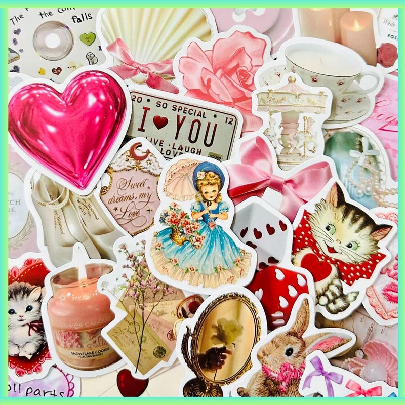 Aesthetic Stickers - Etsy