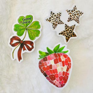 50 Aesthetic Pinterest Stickers (3) Girly Coquette Sticker Pack, Kindle ...