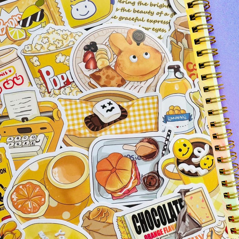 Yellow Stickers - Etsy