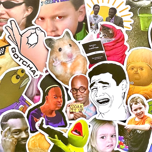 Meme Stickers - Etsy UK