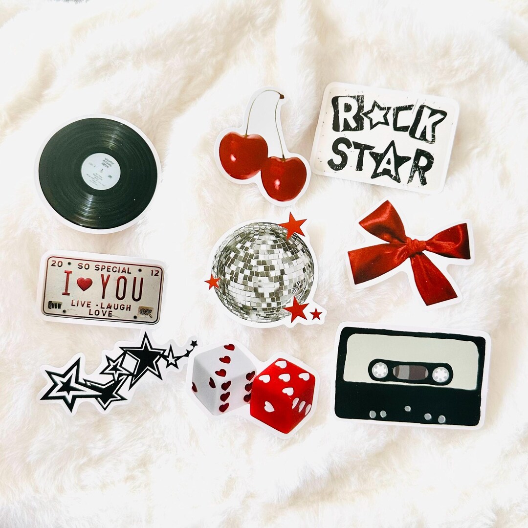 110 the Pinterest Girl Sticker Pack, Downtown Girly Aesthetic Coquette ...