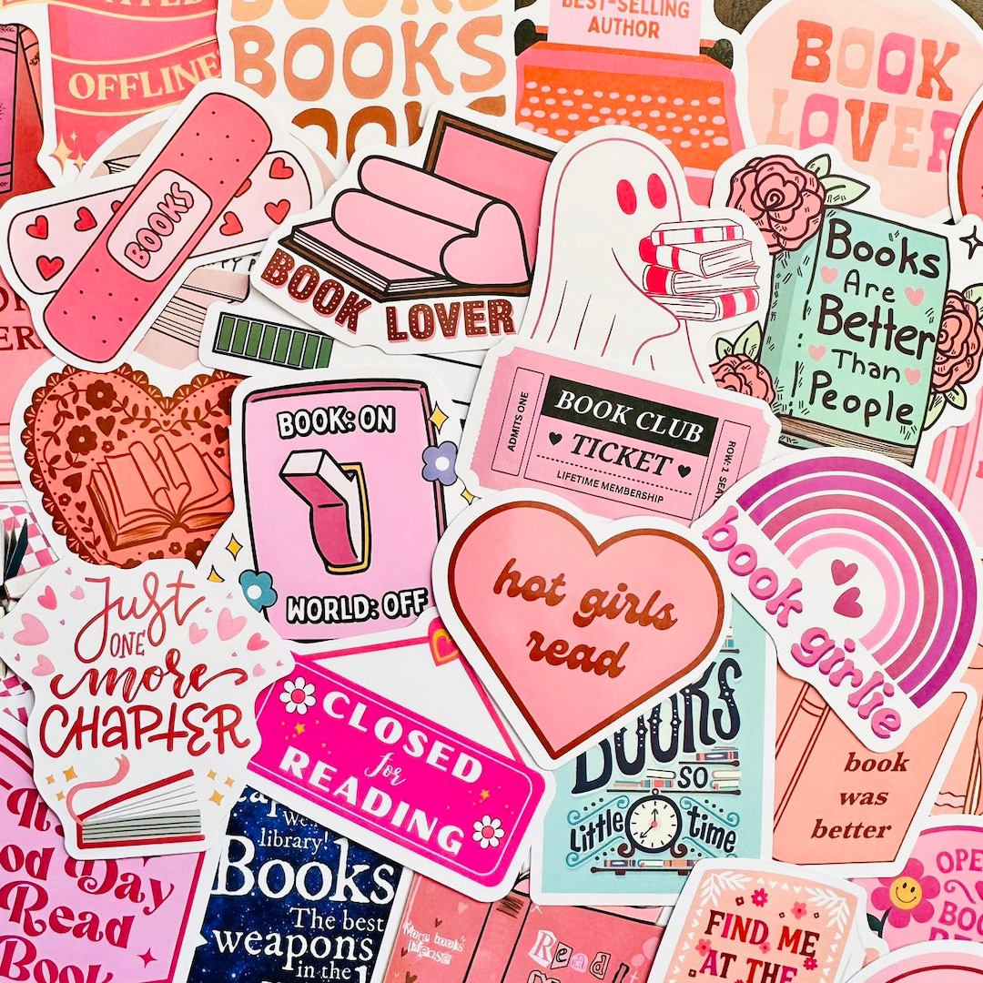 110 Pcs Kindle Stickers 7, Smutty Bookish Sticker Pack, Reader Themed ...