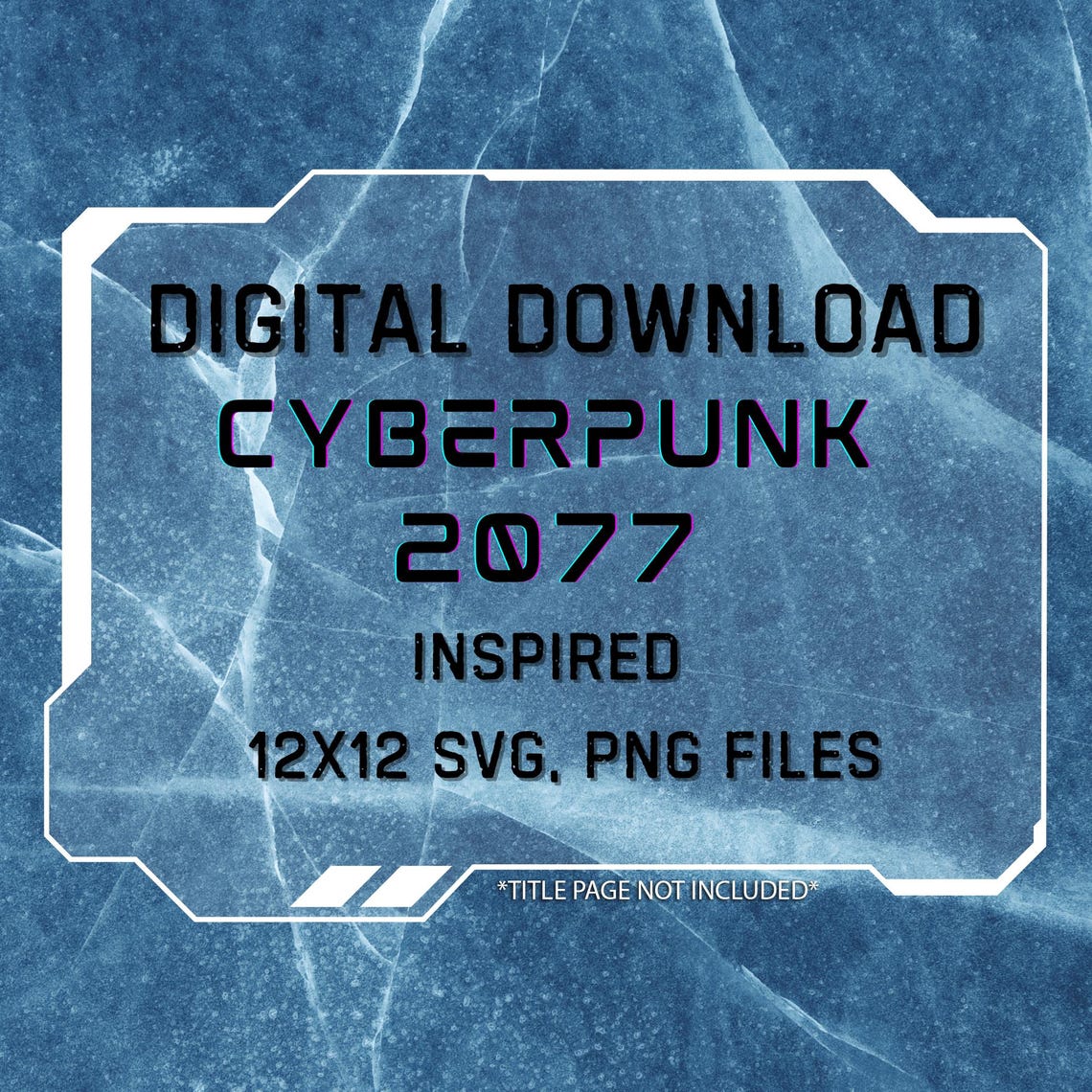 Cyberpunk SVG PNG 12x12 Files - Etsy
