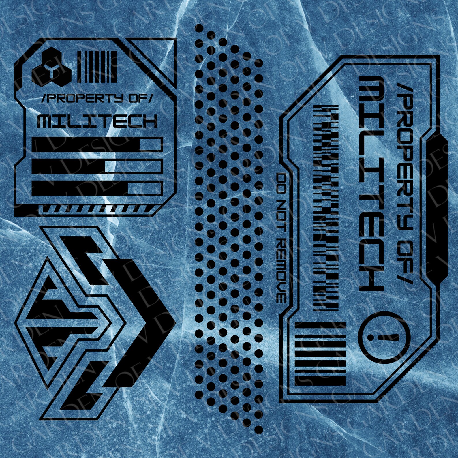 Cyberpunk SVG PNG 12x12 Files - Etsy