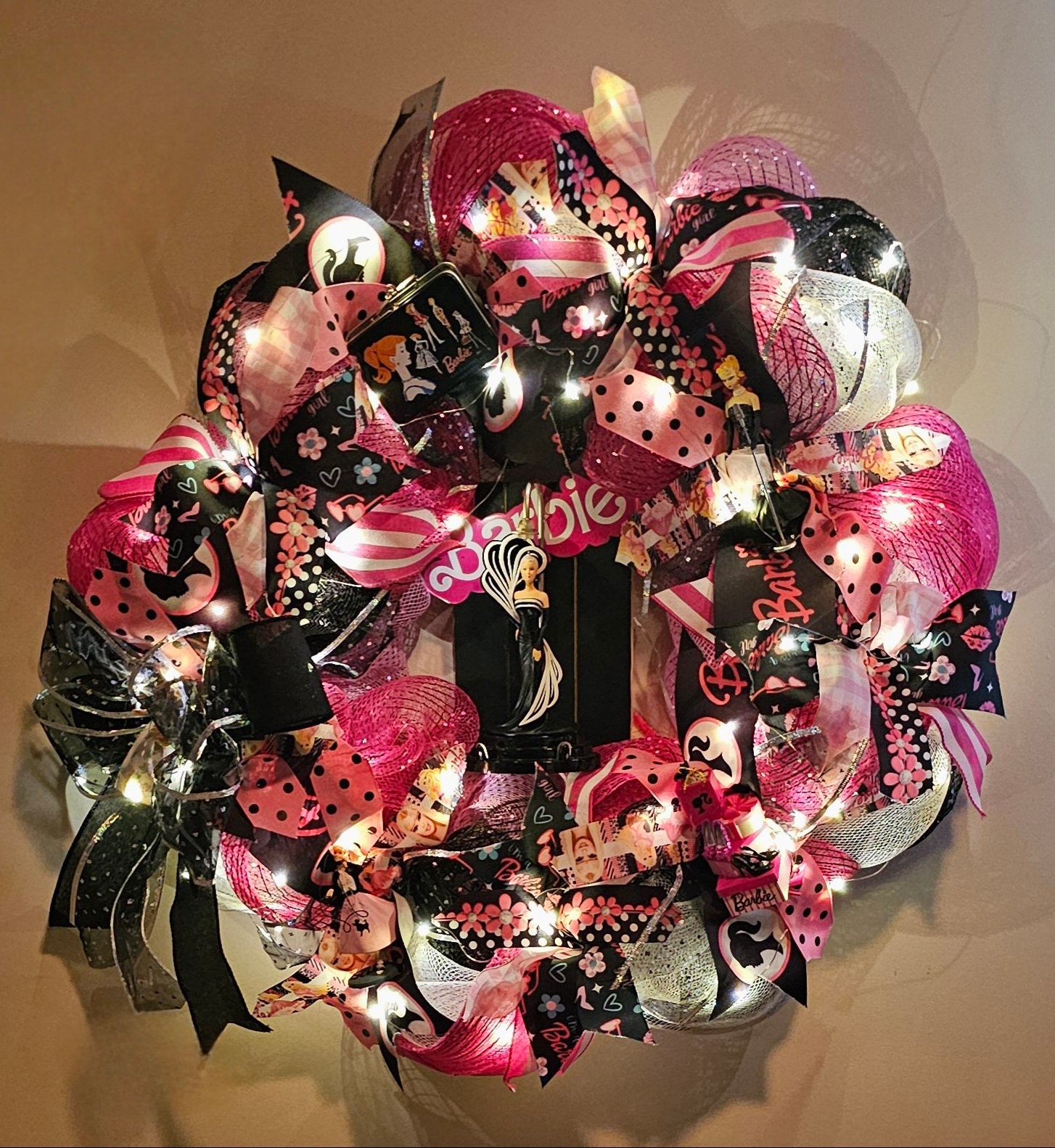 Barbie Wreath Custom Made to Order - Etsy