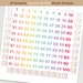 100 Chart Poster Classroom Homeschool Decor: Hundred Numbers 1-100 ...