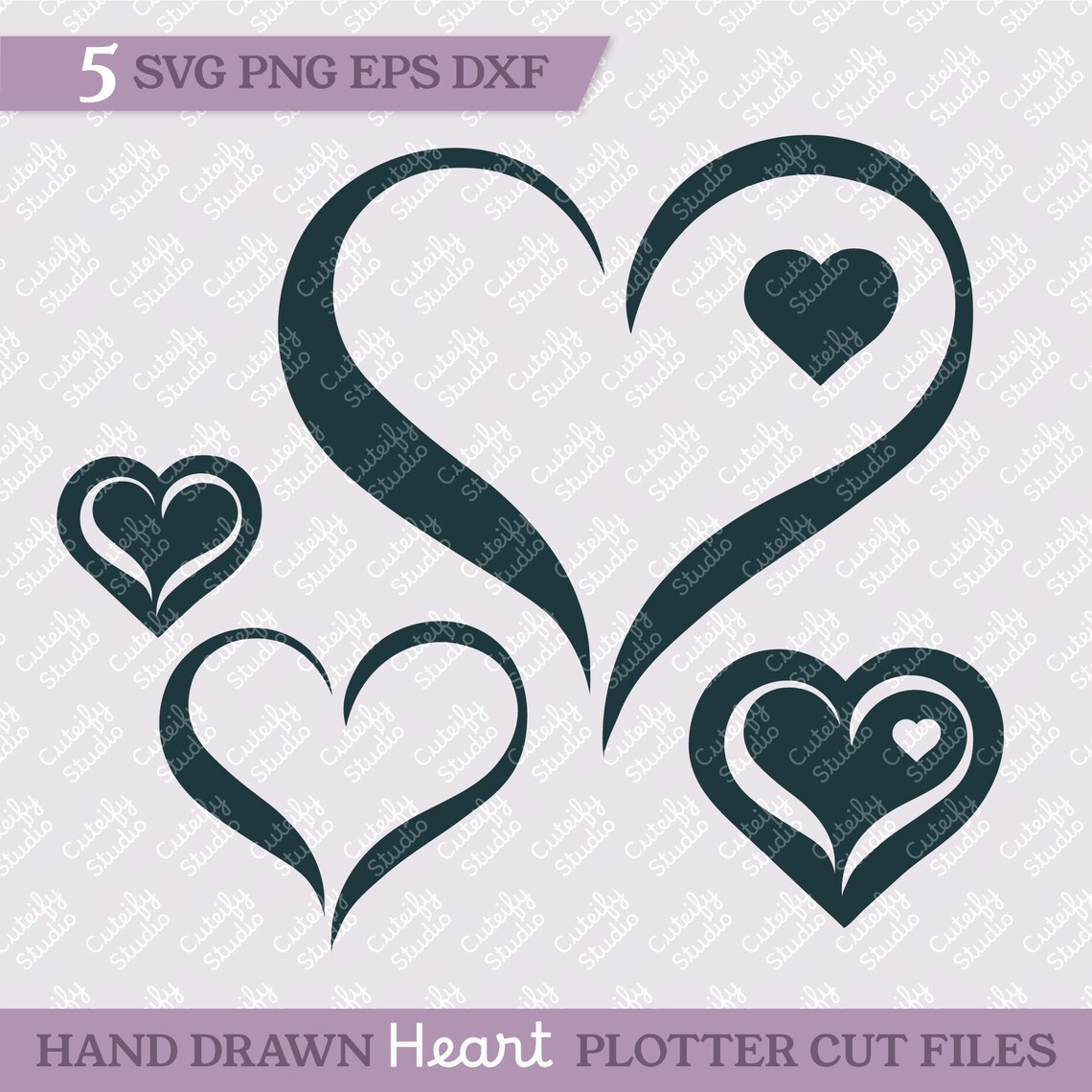Open Heart Love Svg, Valentines Day, Wedding, Anniversary Gift Cut ...