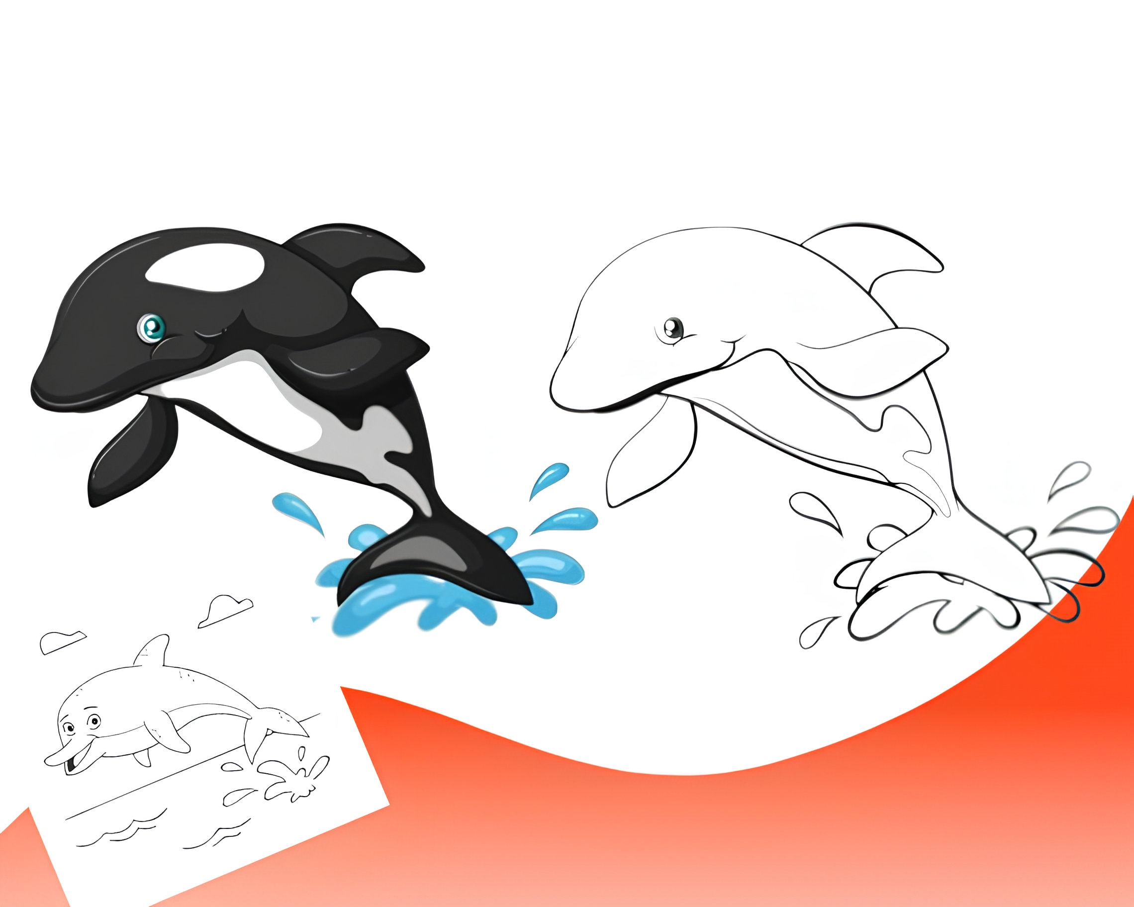 90 Sea World Coloring Pages for Kids Printable Animals Best Seller ...