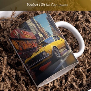 1968 AMC AMX Digital Art Classic Muscle Car Poster, Vintage Auto ...