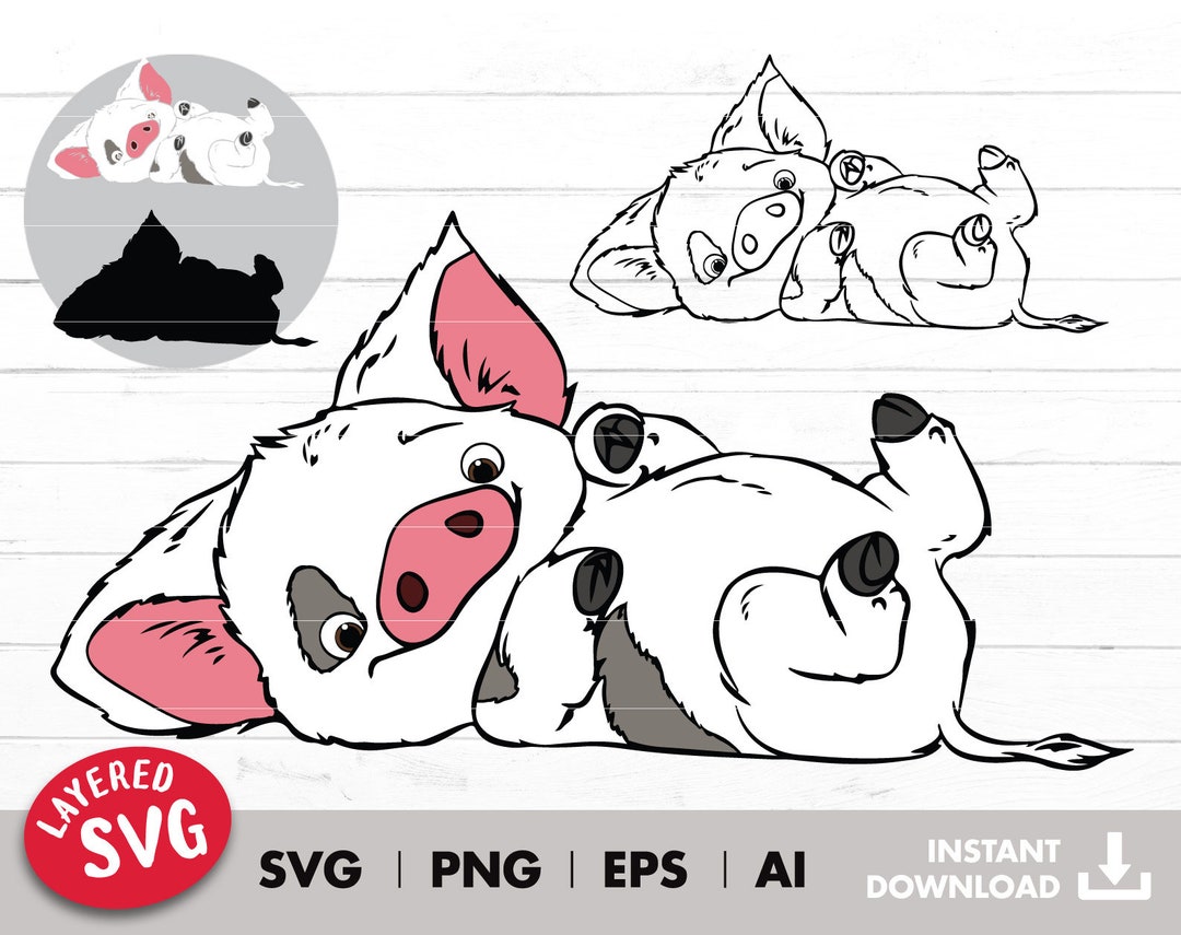 Hei Hei SVG, Svg, Cartoon, Baby Shower, PNG, Instant Download, Svg Iron ...