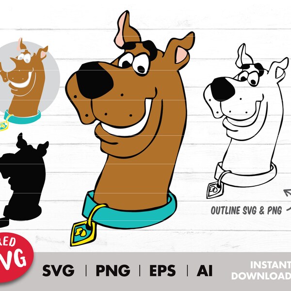 Svg Scobby Doo - Etsy