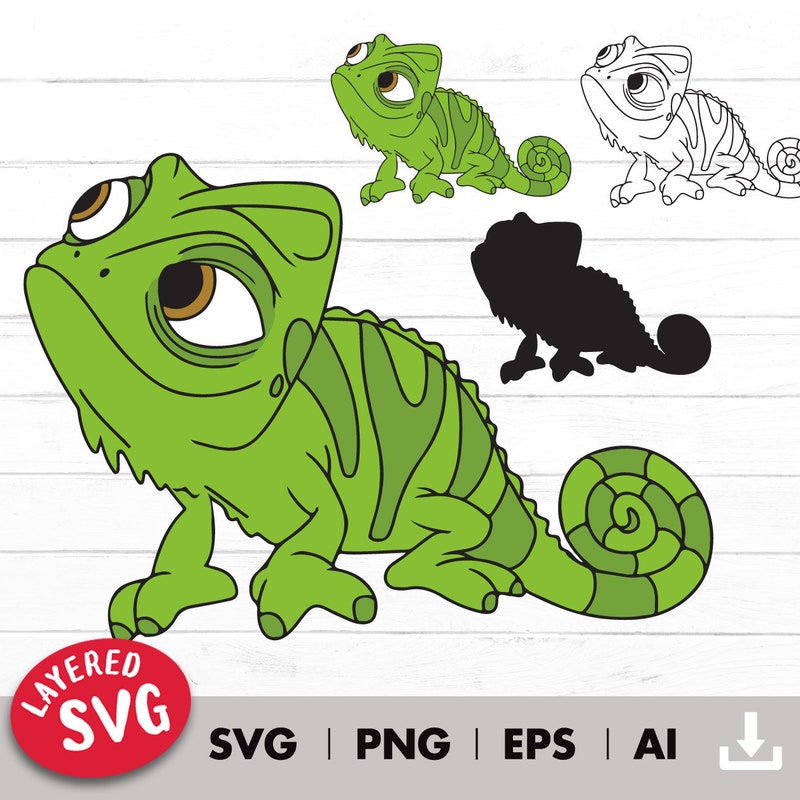 Rapunzel and the Lizard - Etsy