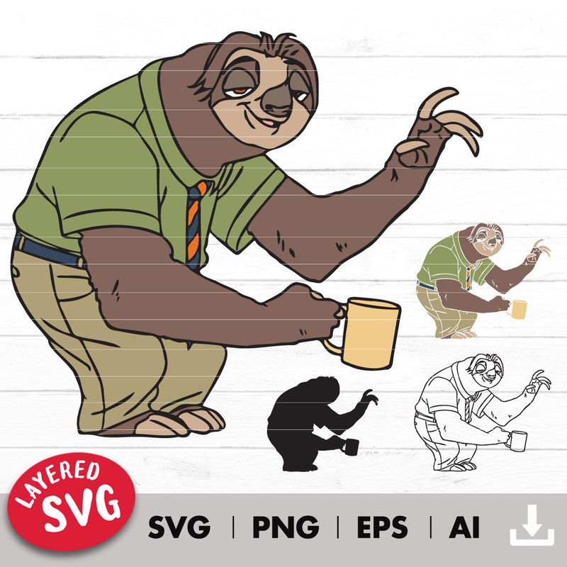 Zootopia Face Svg - Etsy