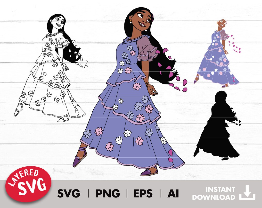 LAYERED SVG, Png Svg, Svg for Cricut, Outlined Png Files for ...