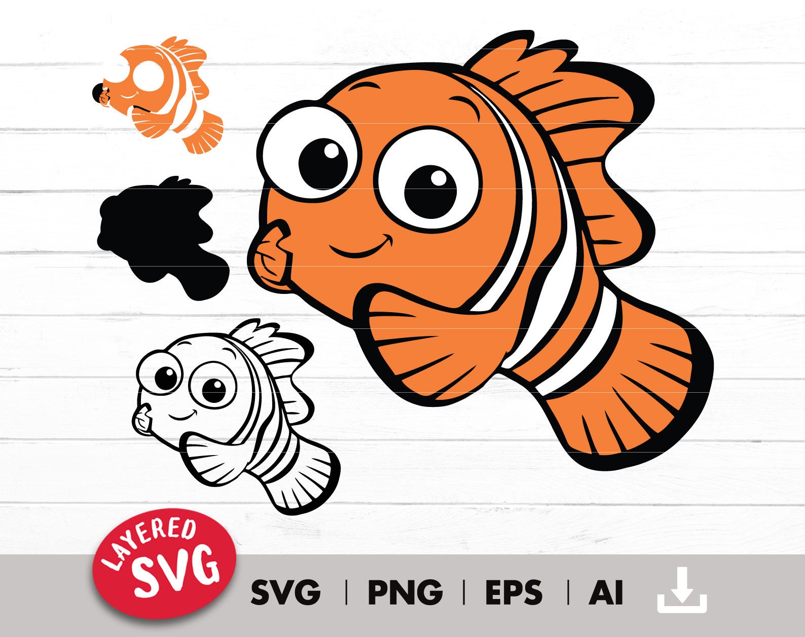 Sea Theme Svg Layered by Color Svg Svg File Svg Iron on - Etsy