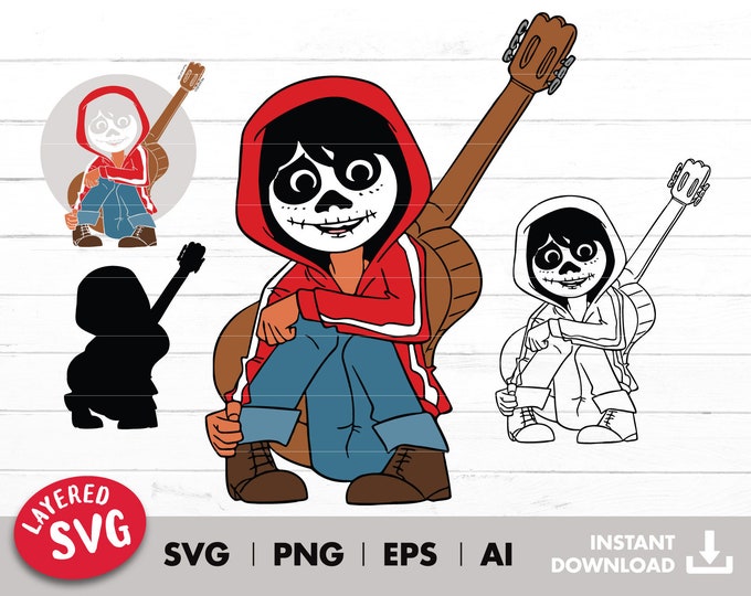 Coco Clipart Set, Coco Png Bundle, Coco Characters, Miguel Png, Instant ...