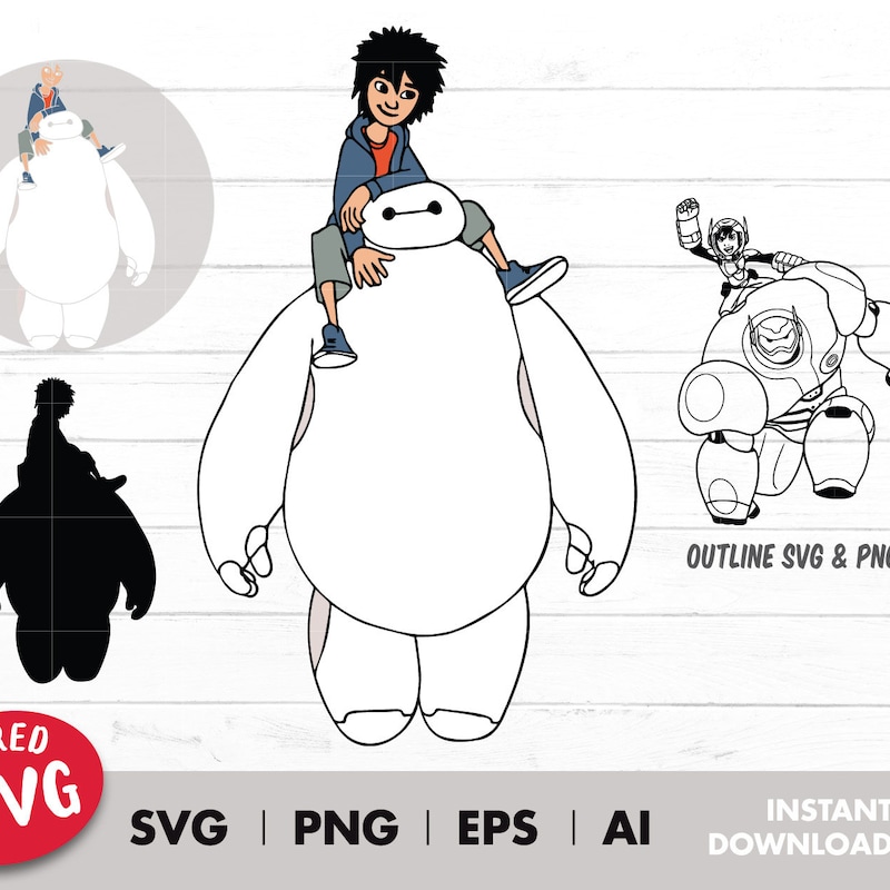 Baymax Svg - Etsy