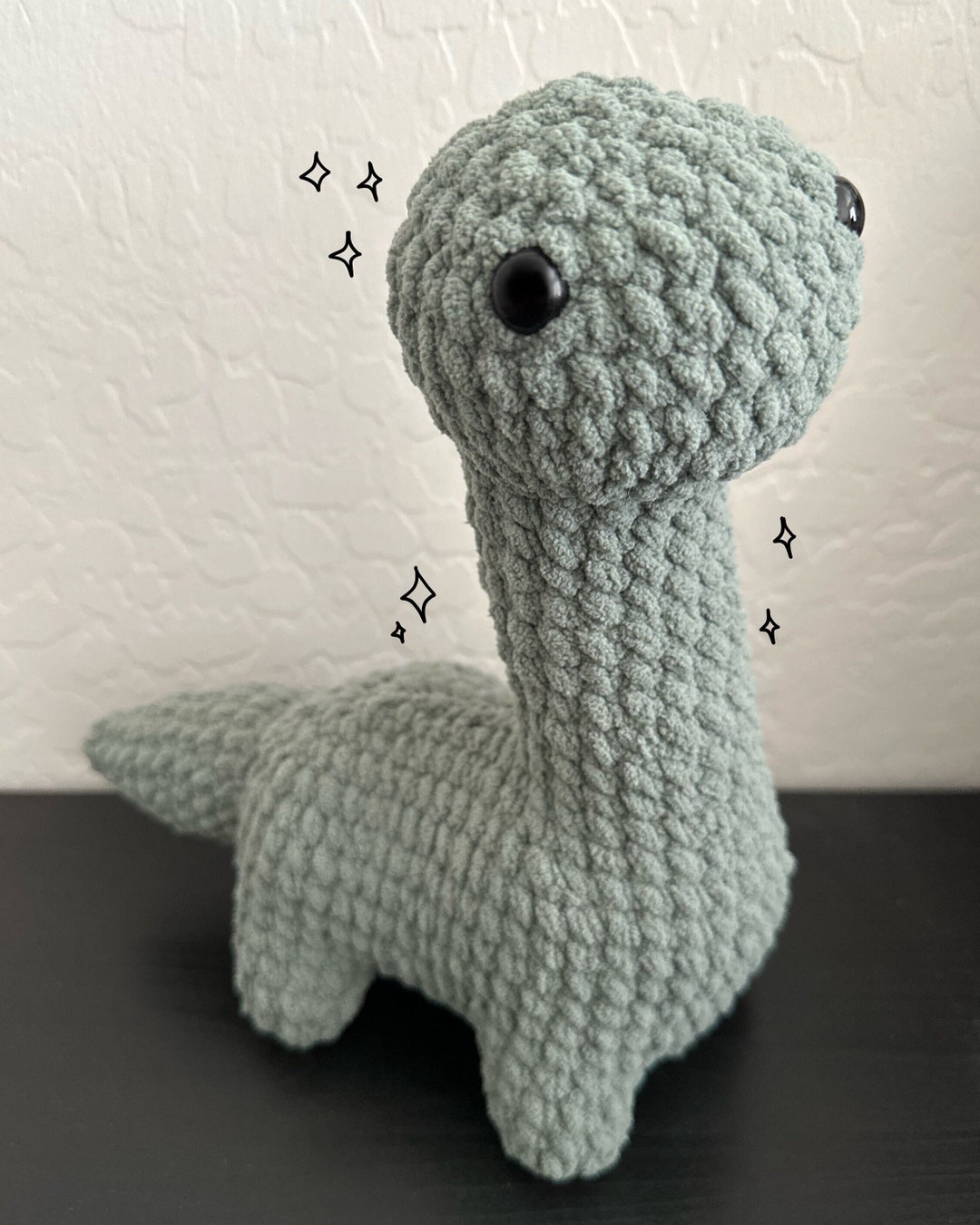 Crochet Brontosaurus Amigurumi Plush - Etsy