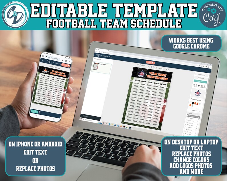 Customizable Kickball Schedule Template, Editable Sports Schedule ...