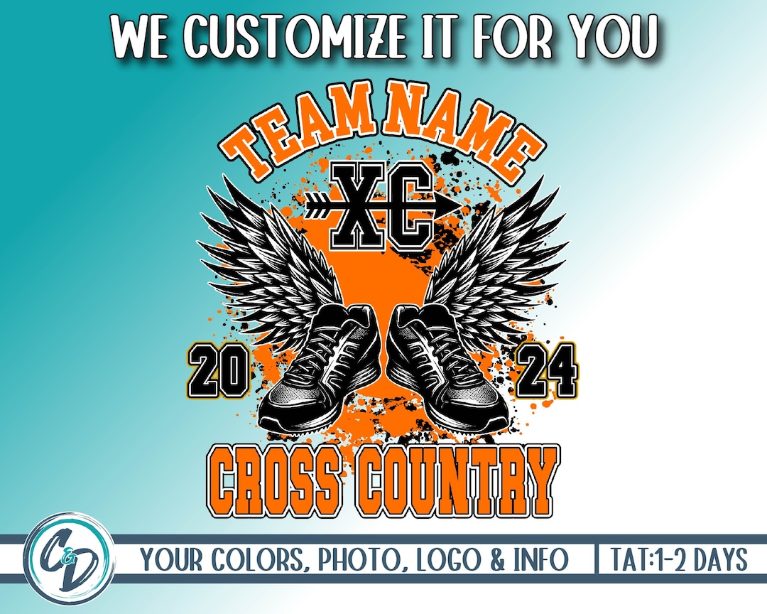 Custom Cross Country Design, Customized Cross Country PNG, Cross ...